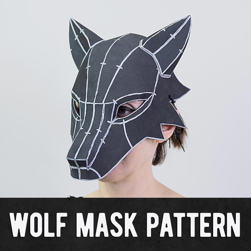 Therian Mask Paper Patterns - Etsy
