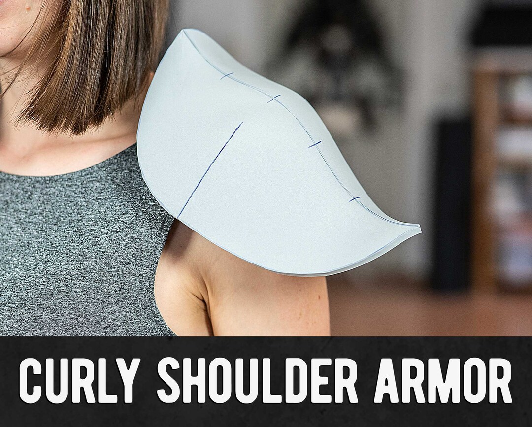 Curly Shoulder Armor Pattern Digital Download PDF - Etsy