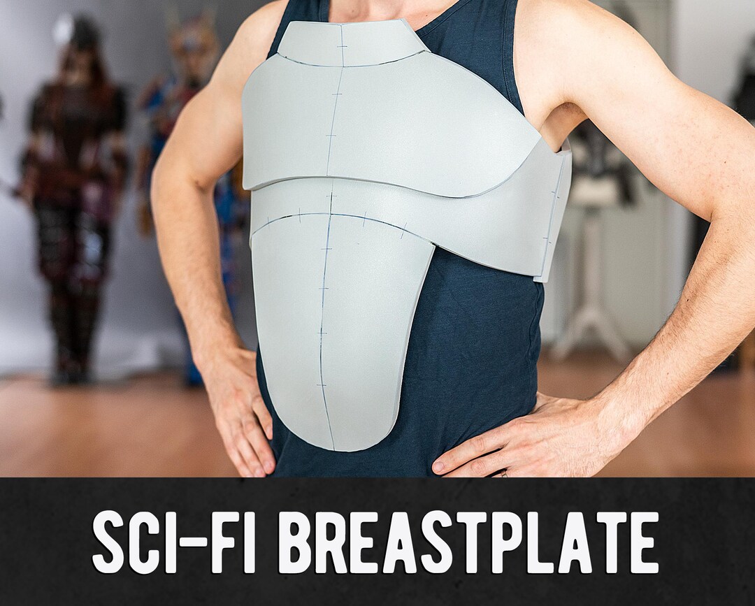 Male Sci-fi Armor Breastplate Pattern - Digital Download I PDF - Etsy