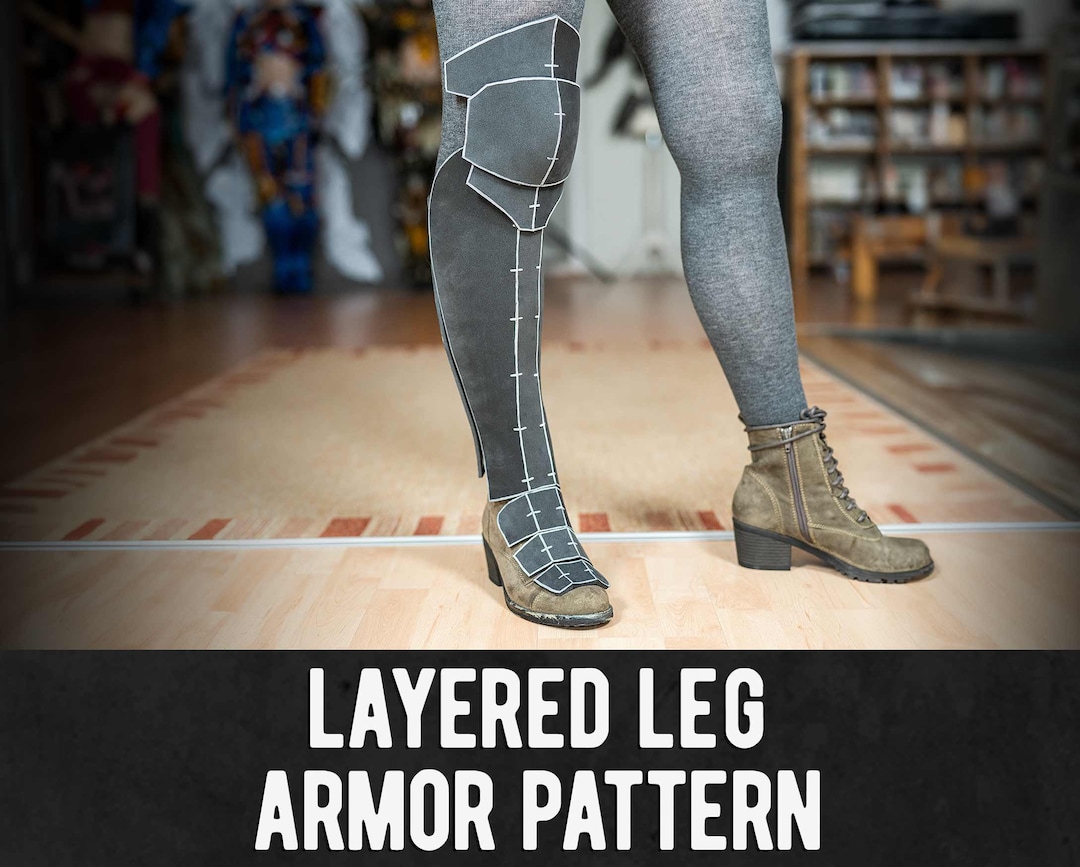 Layered Leg Armor Pattern - Digital Download | PDF - Etsy