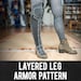 Knight Leg Armor Pattern Digital Download PDF - Etsy