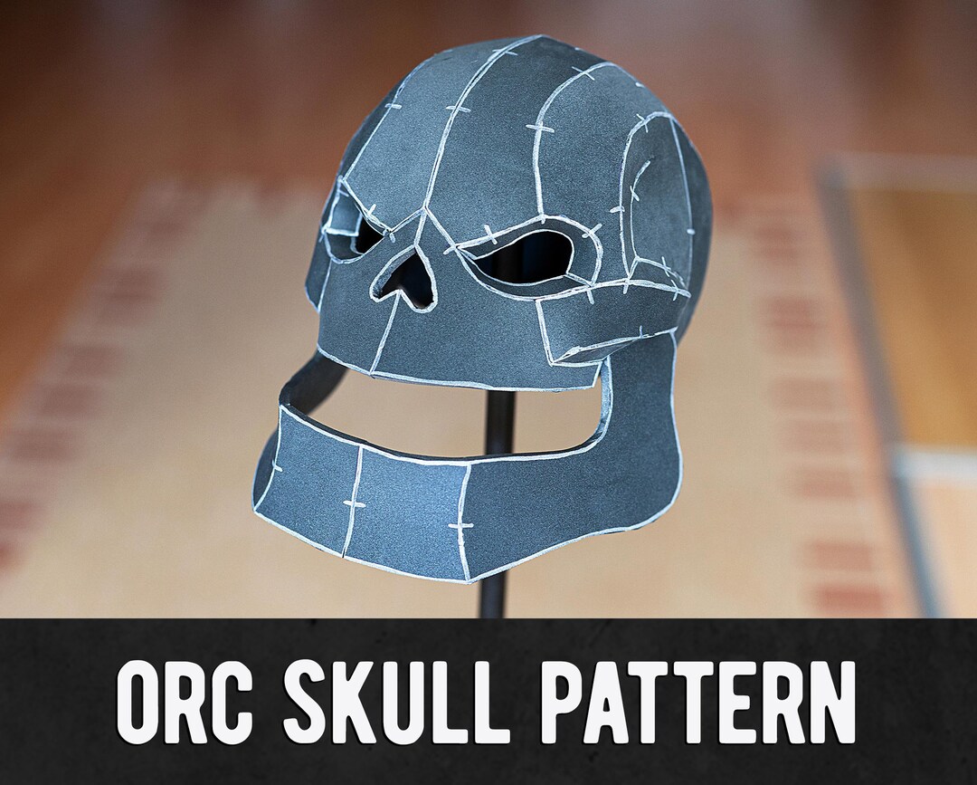 Orc Skull Pattern - Digital Download | PDF - Etsy