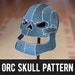 Dragon Skull Pattern Digital Download PDF - Etsy