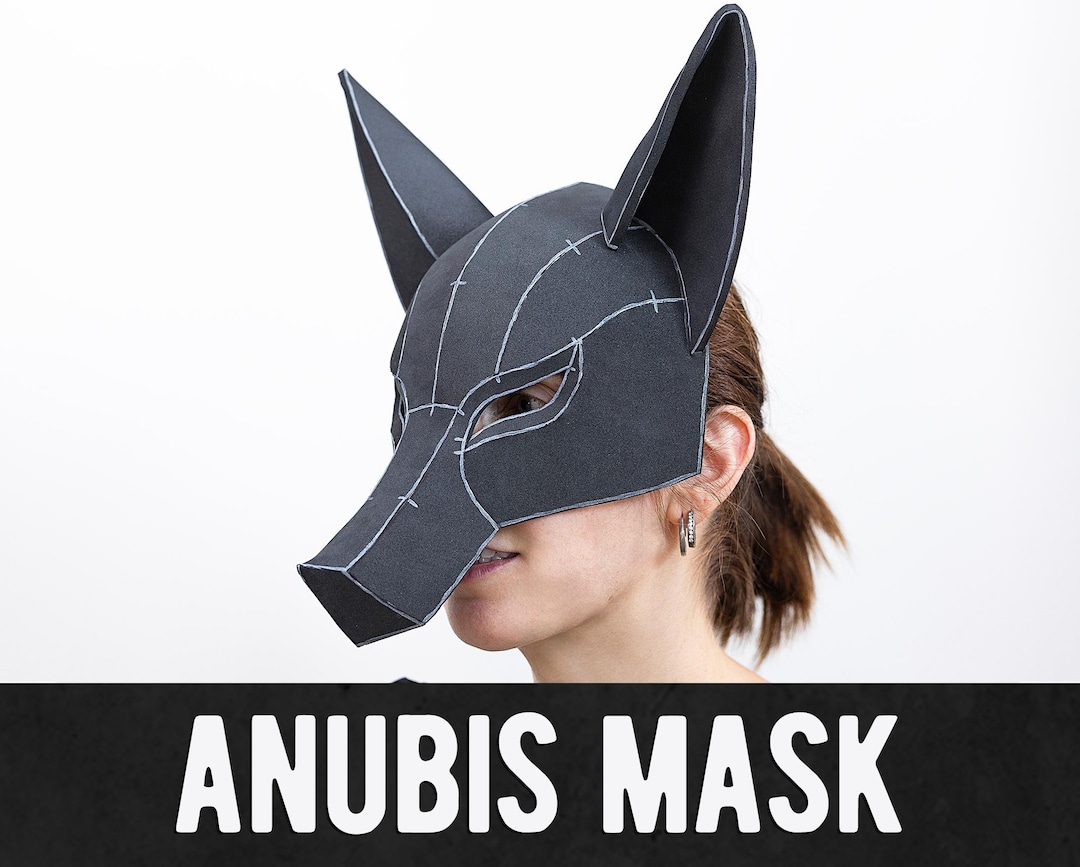 Anubis Fox Mask Pattern - Digital Download | PDF - Etsy