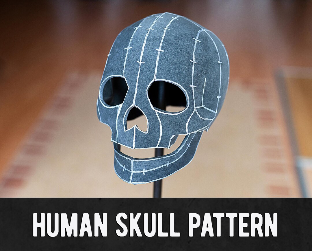 Human Skull Pattern - Digital Download | PDF - Etsy