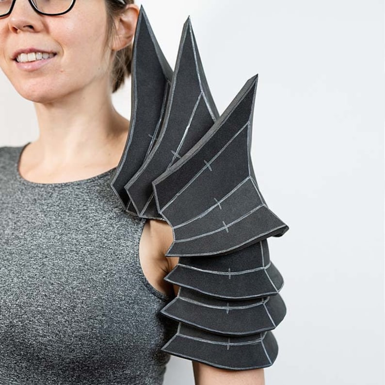 Shoulder Armor EVA Foam Cosplay Pattern Collection 3 - 5 Different ...