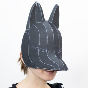 Fox Mask Pattern Collection - 4 Different Designs - Digital Download ...