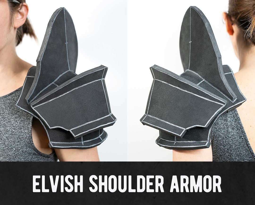 Elvish Shoulder Armor Pattern - Digital Download | PDF - Etsy