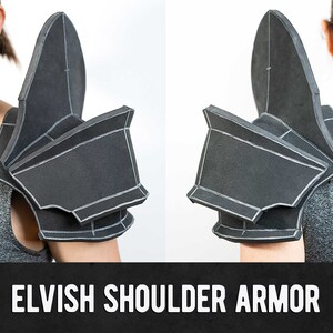 Elvish Shoulder Armor Pattern Digital Download PDF - Etsy