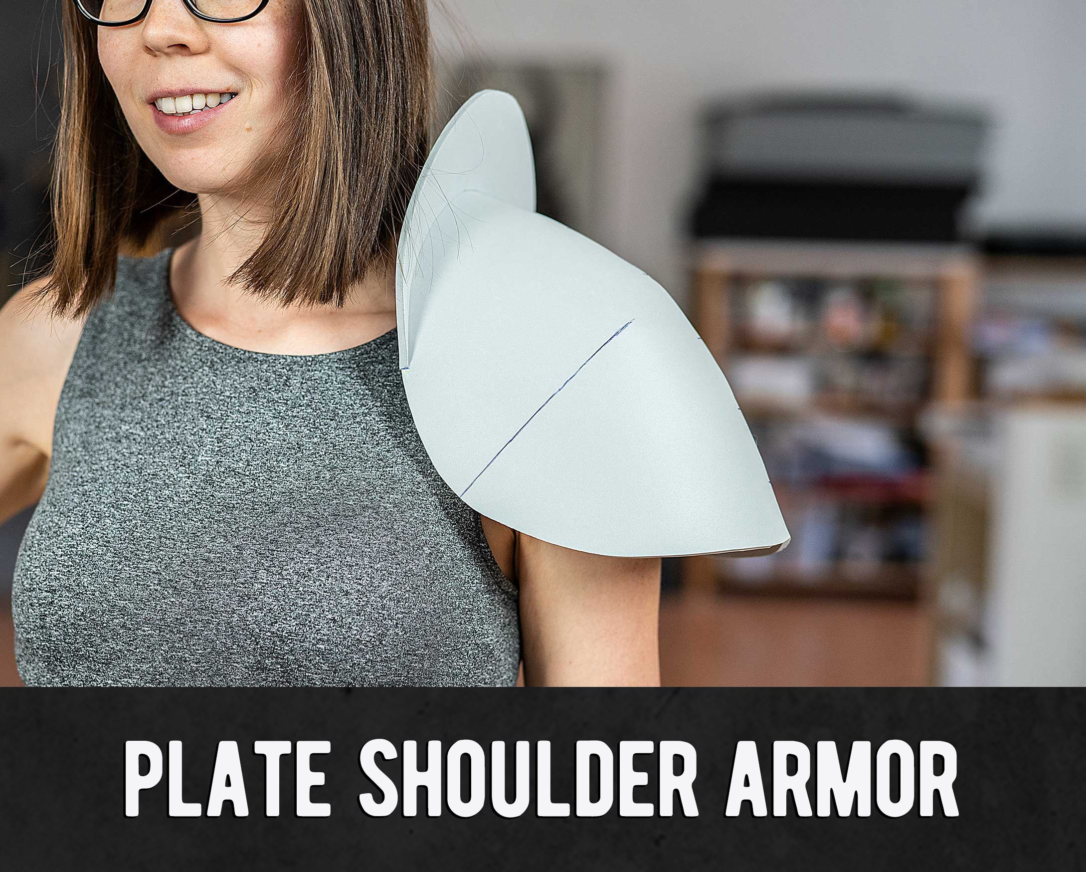 Plate Shoulder Armor Pattern Digital Download PDF - Etsy