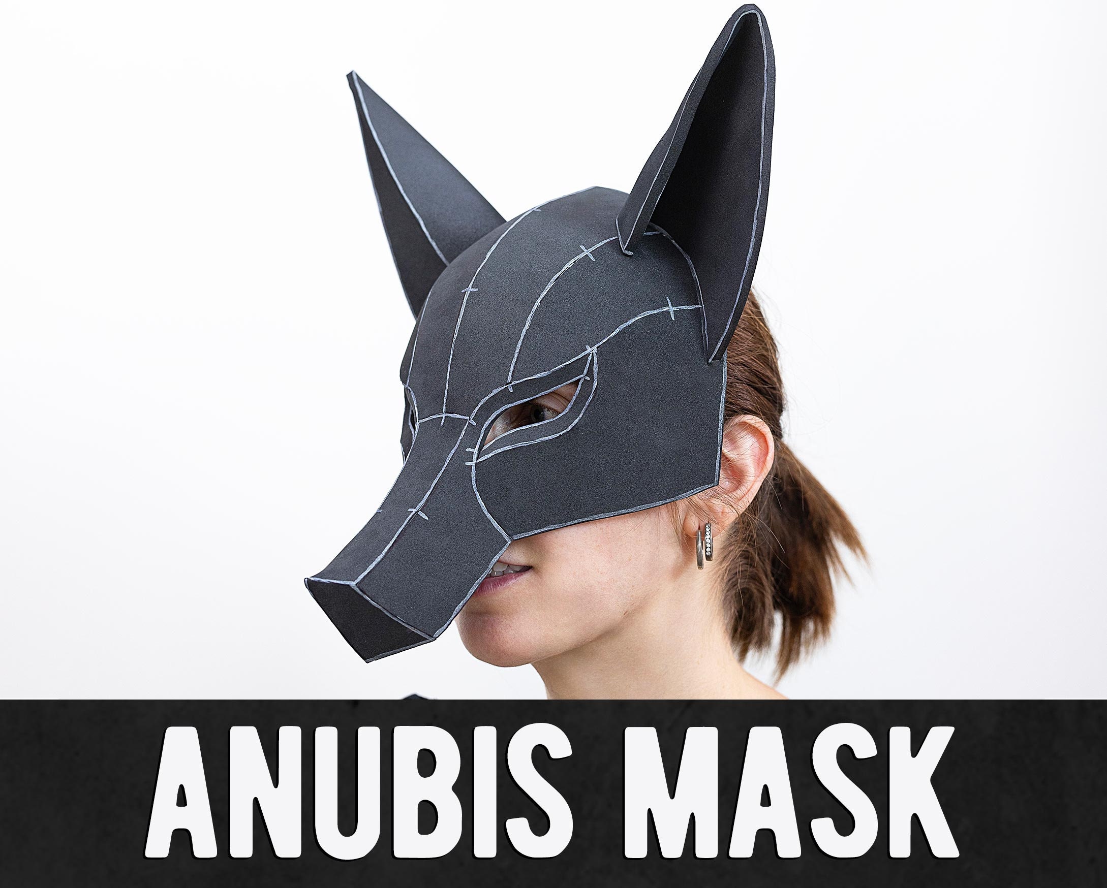 Anubis Fox Mask Pattern Digital Download PDF - Etsy Australia