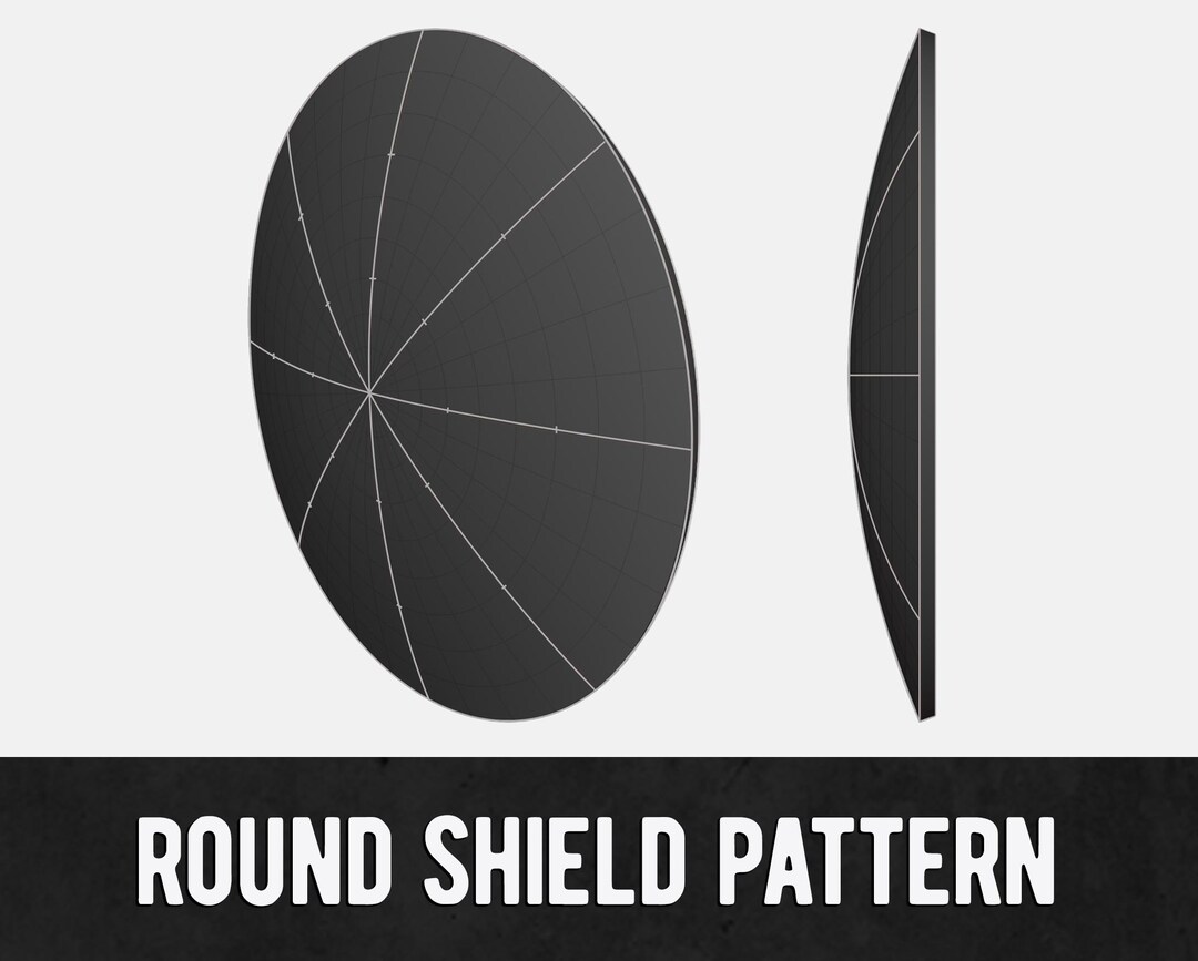 Round Shield Foam Pattern - Digital Download | PDF - Etsy