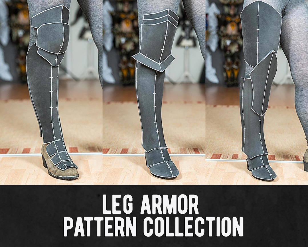 Leg Armor Pattern Collection - 14 Different Designs - Digital Download ...