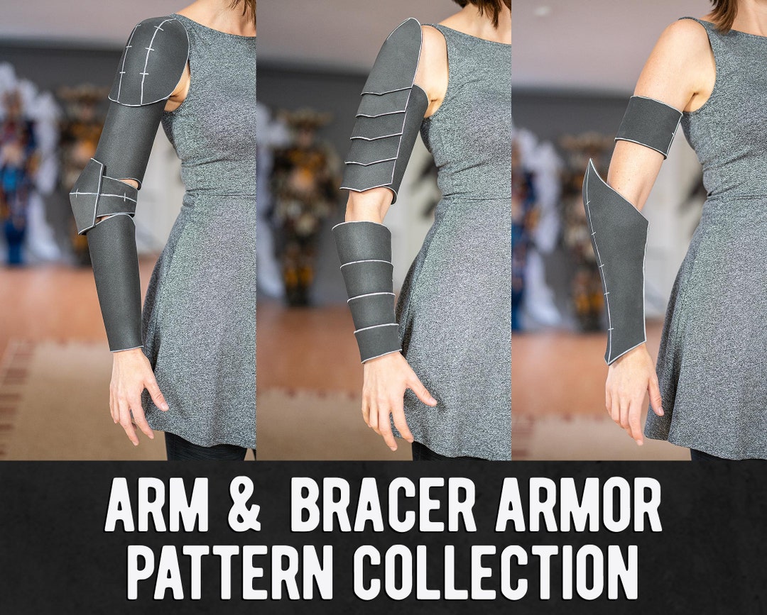 Arm Armor EVA Foam Cosplay Pattern Collection - 14 Different Designs ...