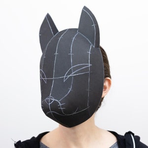 Fox Mask Pattern Collection - 4 Different Designs - Digital Download ...