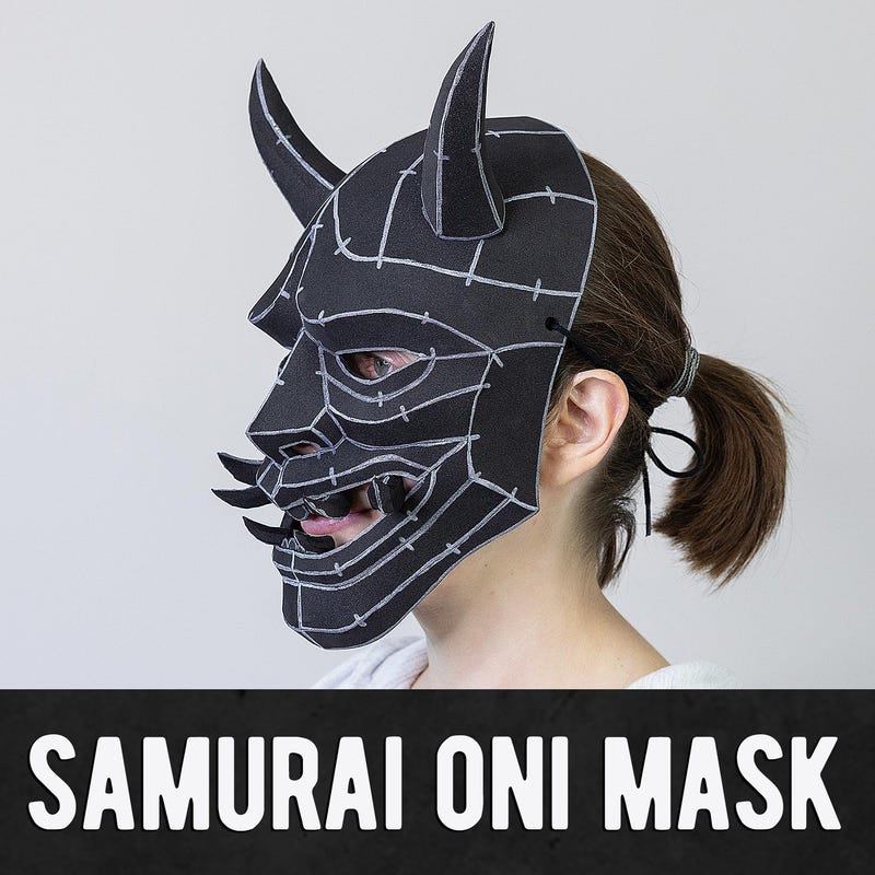 Oni Mask - Etsy