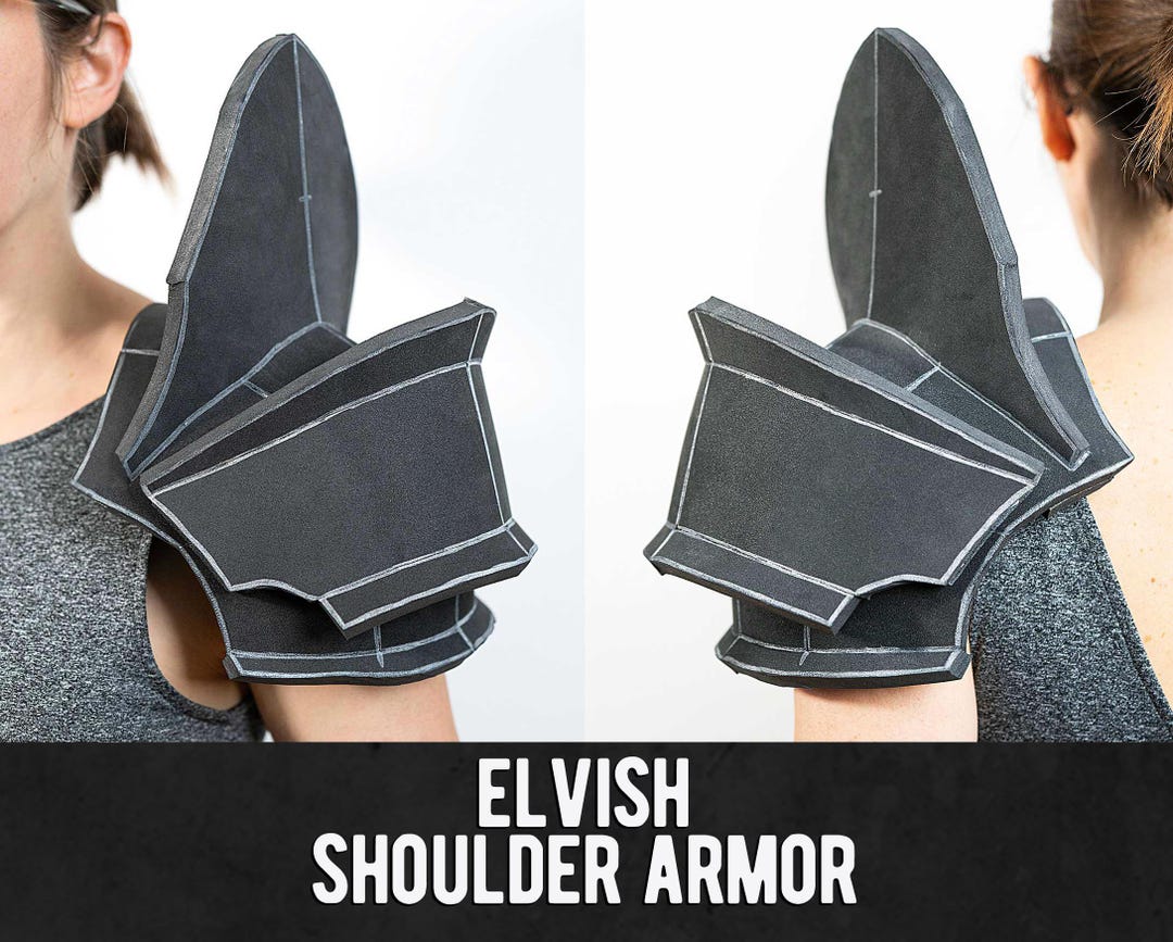 Elvish Shoulder Armor Pattern - Digital Download | PDF - Etsy