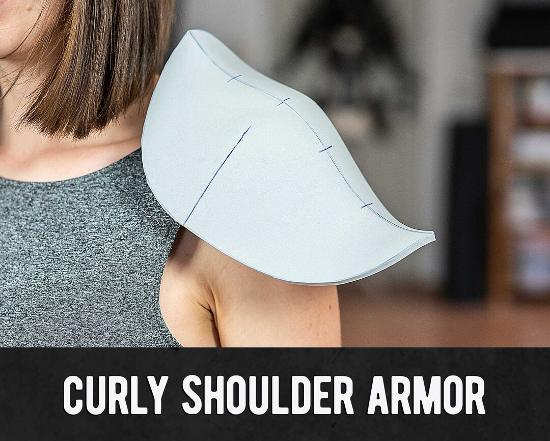 Curly Shoulder Armor Pattern - Digital Download | PDF - Etsy