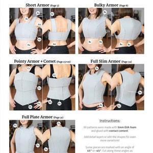 Female Breastplate Pattern Collection 2 - 6 Different Designs - Digital ...