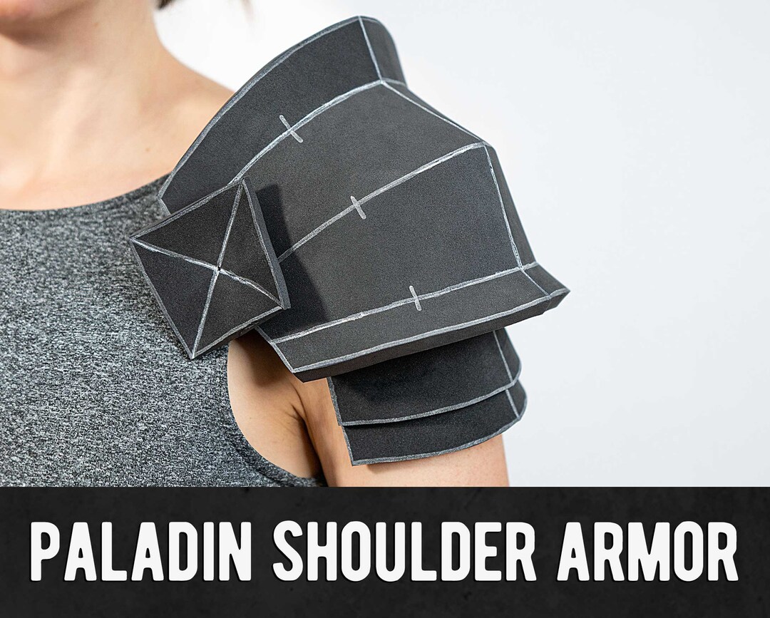 Paladin Shoulder Armor Pattern Digital Download PDF - Etsy