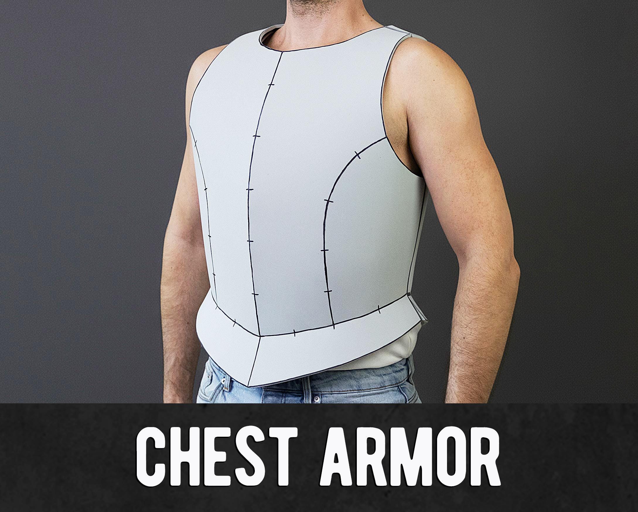 Chest Armor Medieval Knight Male Breastplate Digital Pattern - Download ...