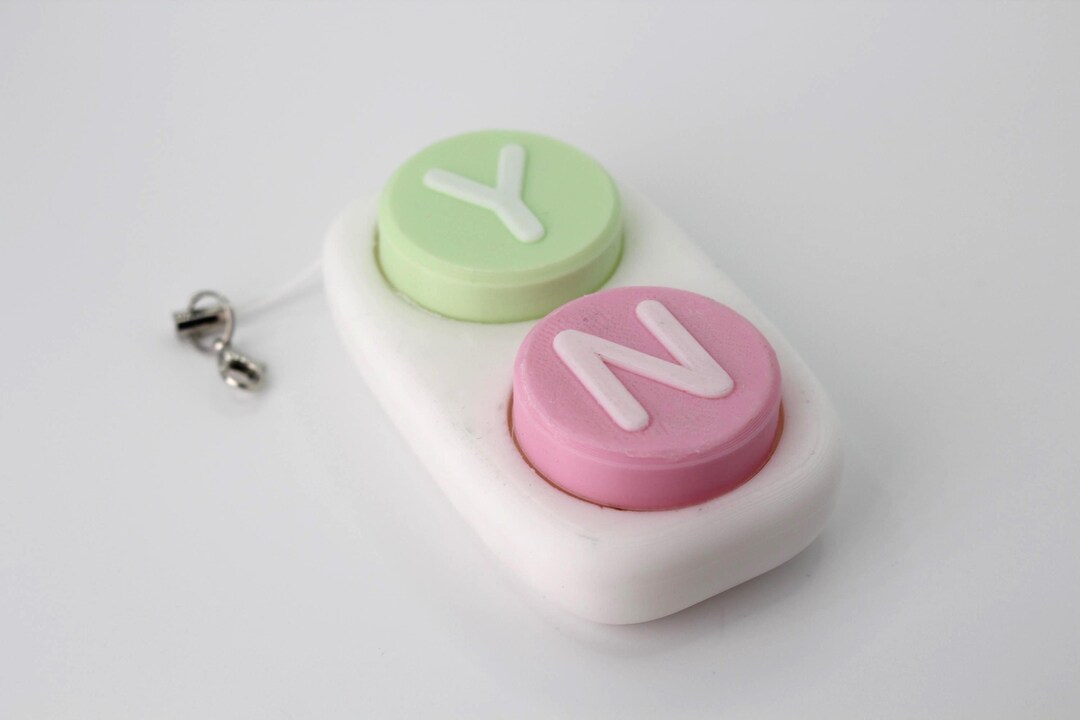 Yes/no Fidget Clicker - Multiple Keyboard Switches, Customizable - Etsy