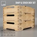 Snap & Stack Stackable Box Set | CNC and Laser Cut Files Digital ...