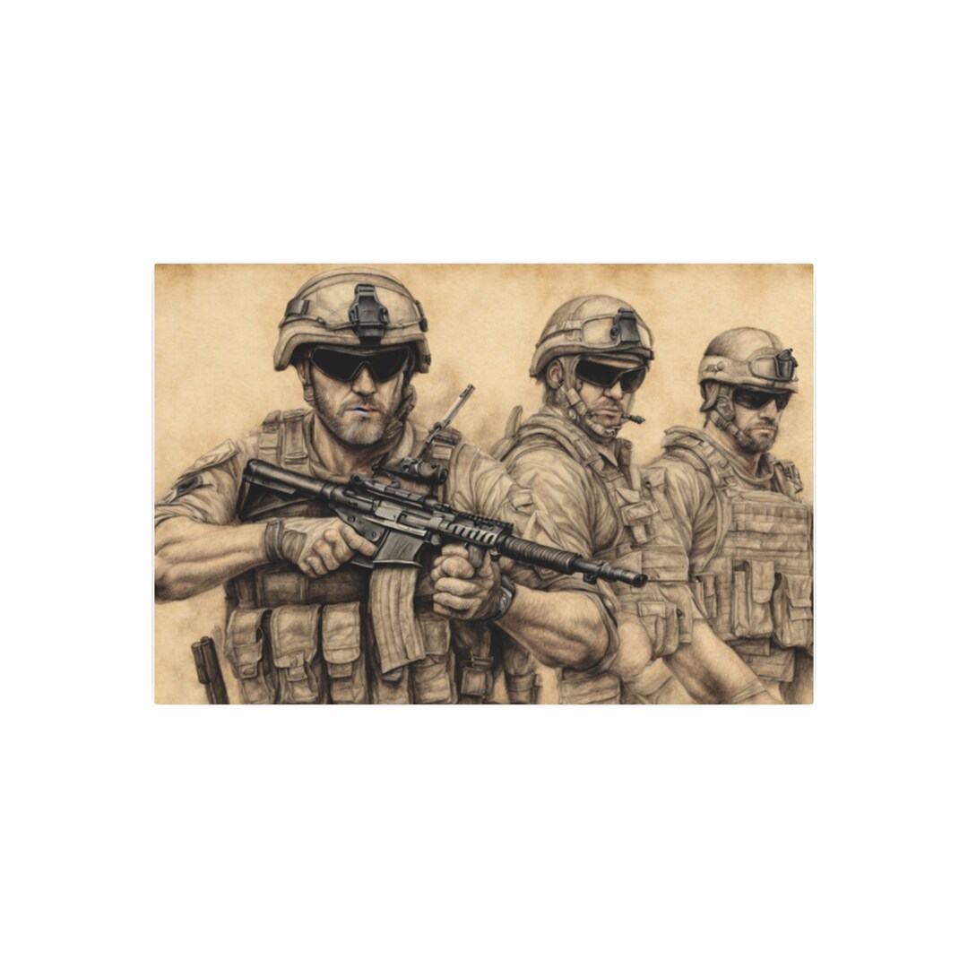 Special Forces Metal Art Sign, Military Home Decor, Man Cave Wall ...