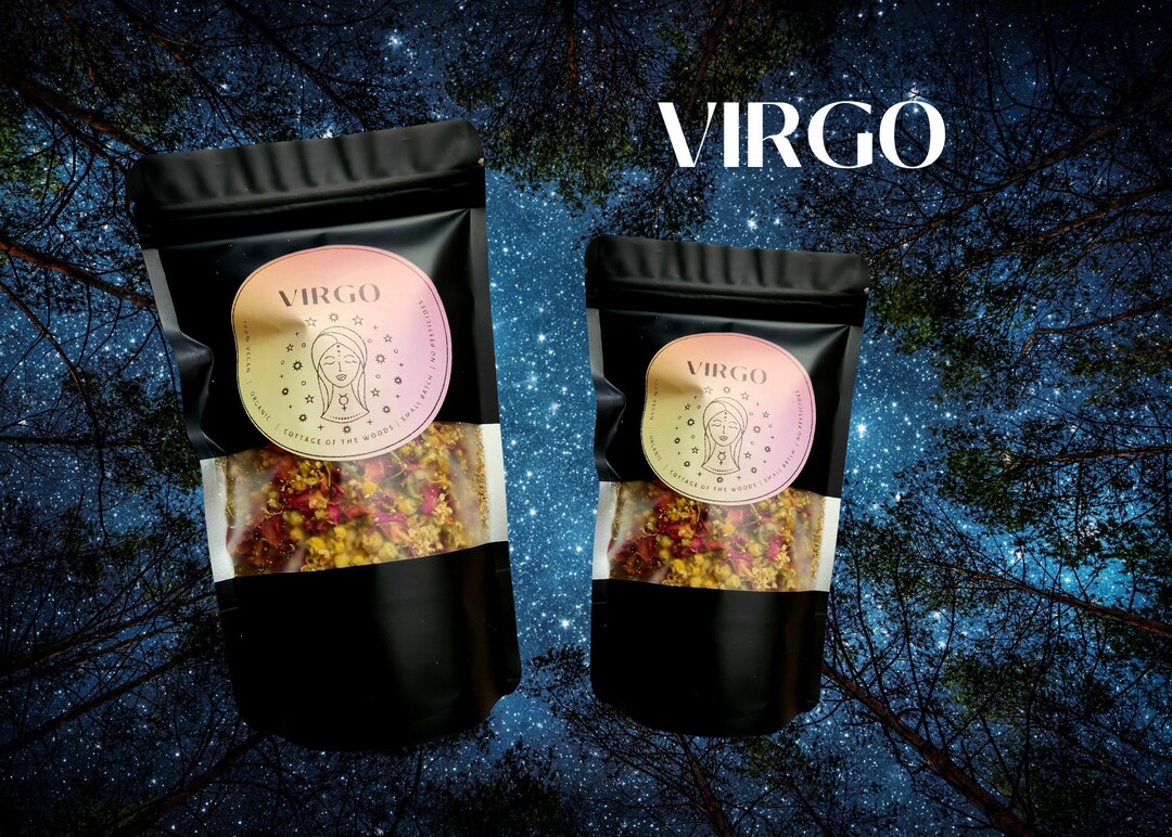 VIRGO • ZODIAC Signs Herbal Tea Blends • Cosmic Tea • Vegan • Organic ...