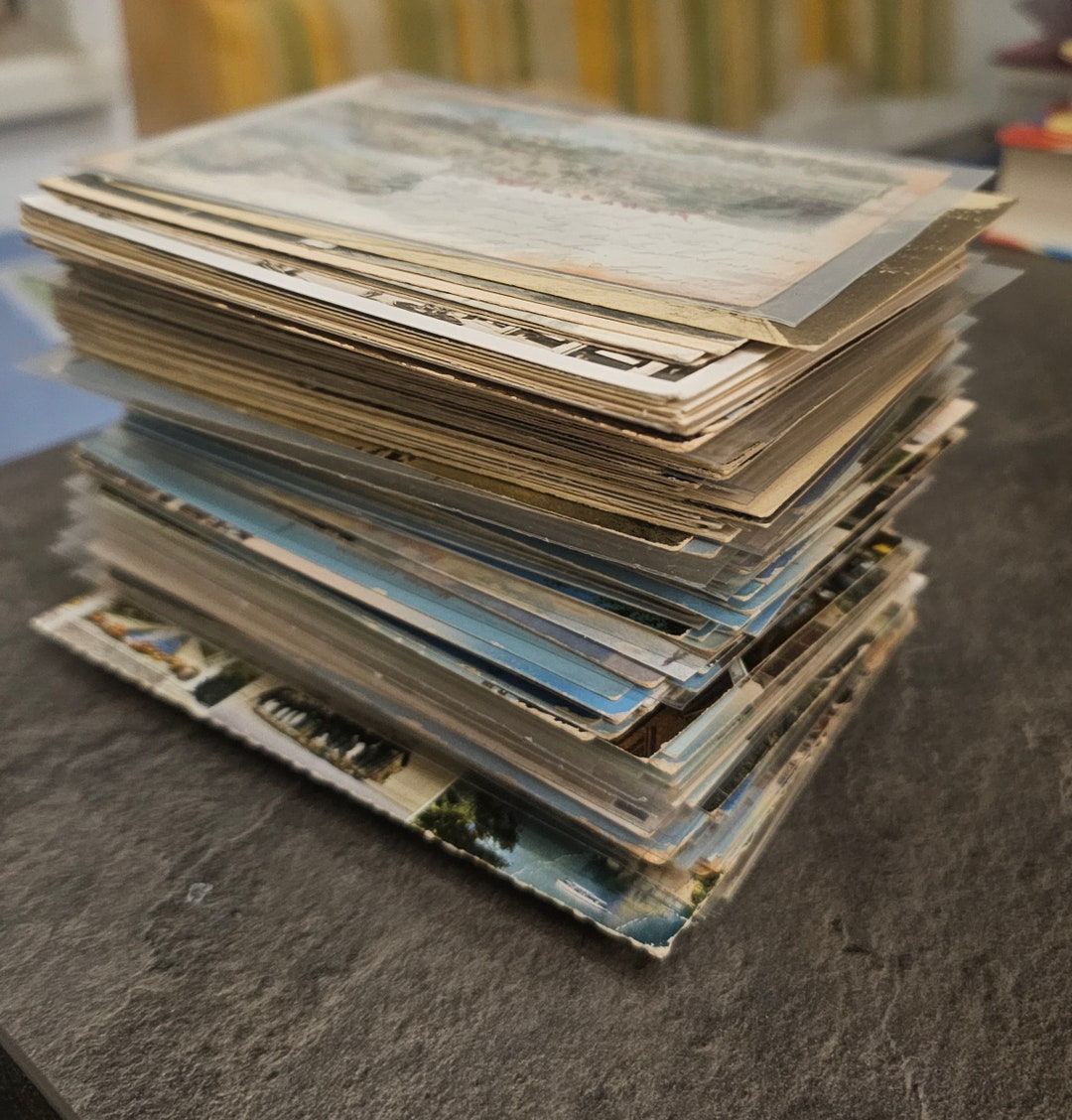 LOT Original Vintage Postcards - Old Postcards 1900-1980 Used/unused ...