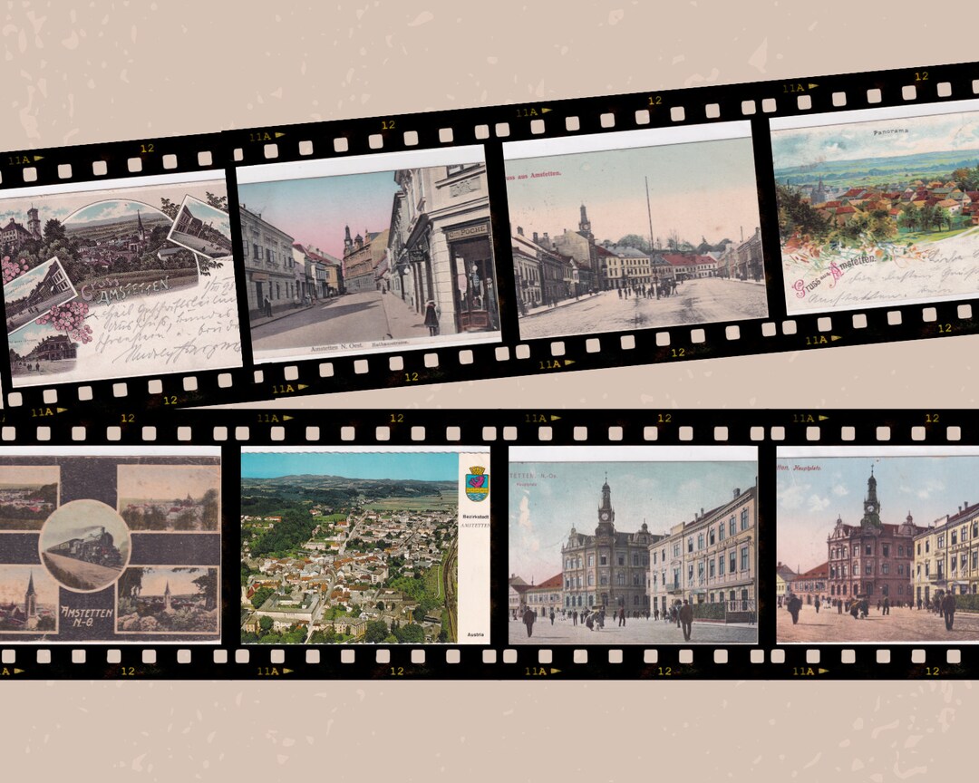 189 Pieces of Old Postcards Scan Bundle of City Amstetten Mostviertel ...