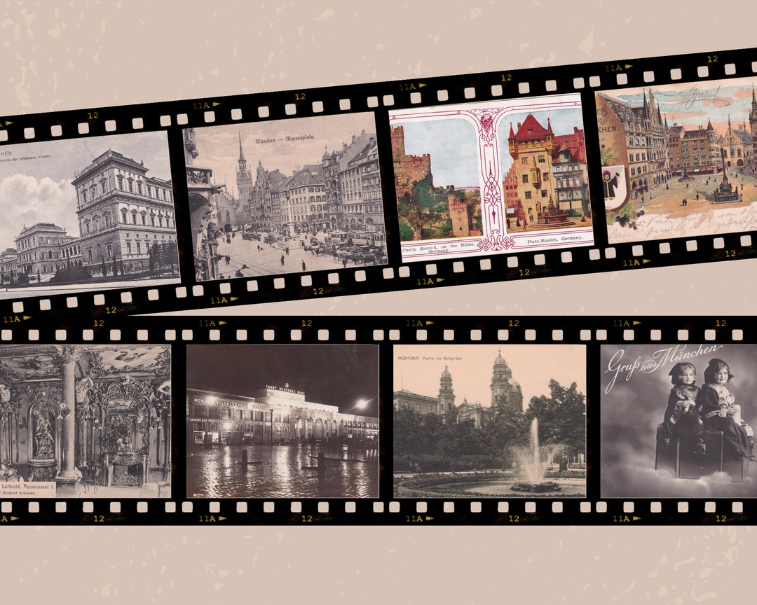 310 Pieces of Great Old Postcards Scan Bundle of City Munich Bavaria ...
