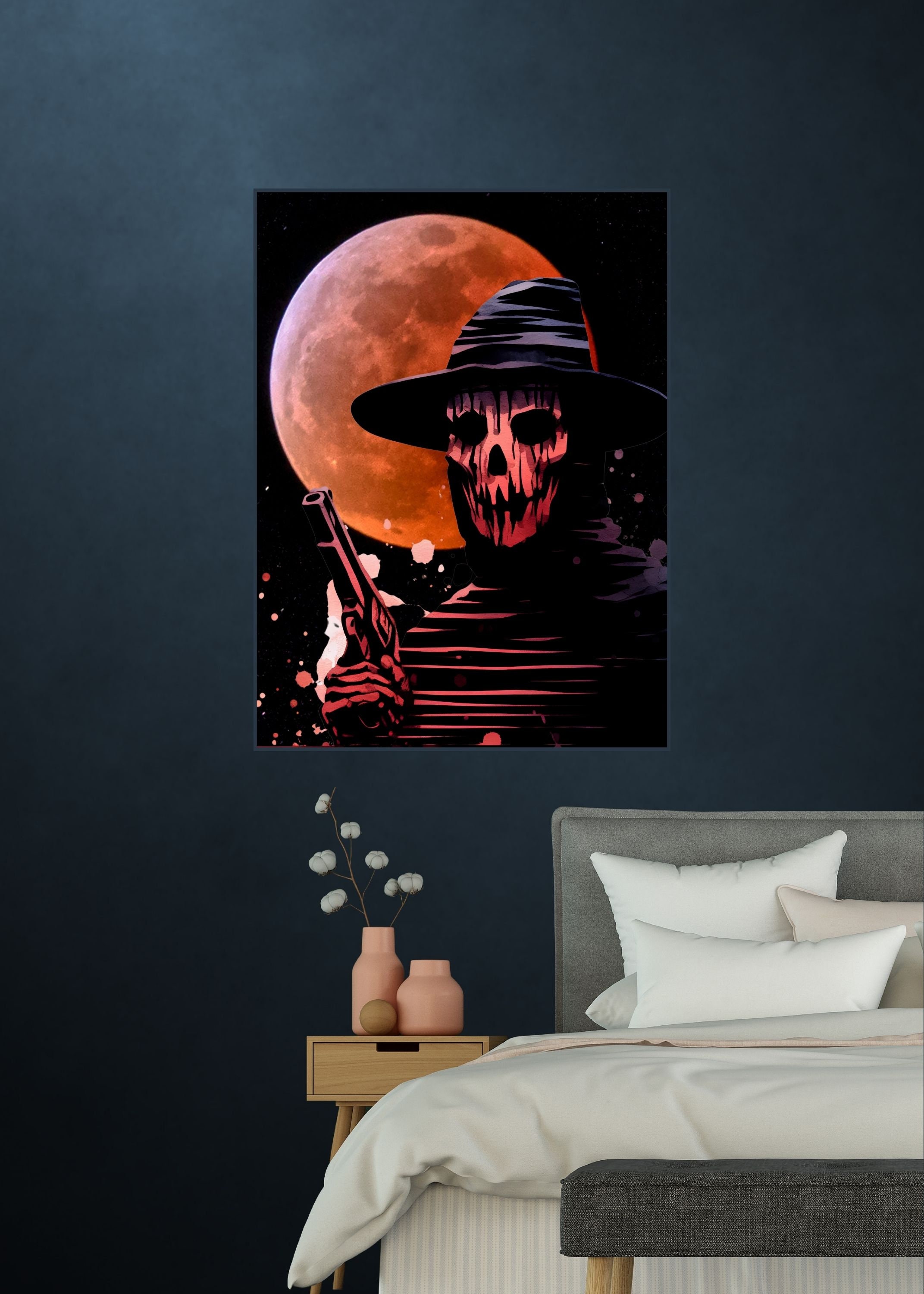 Halloween Horror Wall Decor Printable /halloween Art Print /horror Wall ...