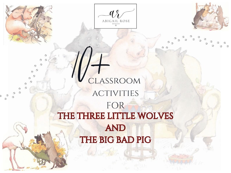 DIGITAL * the Three Little Wolves and the Big Bad Pig Resources ...