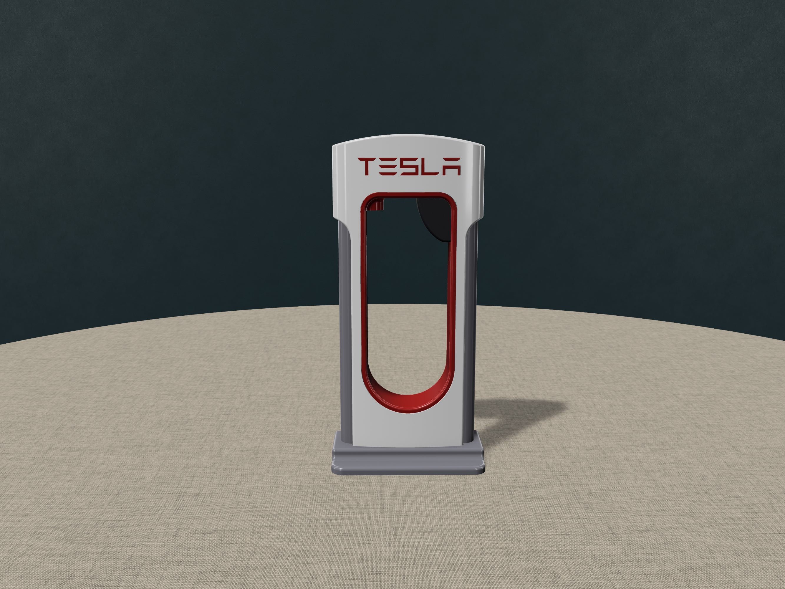 Tesla Supercharger Figurine Model V3 3D Printer Files - Etsy