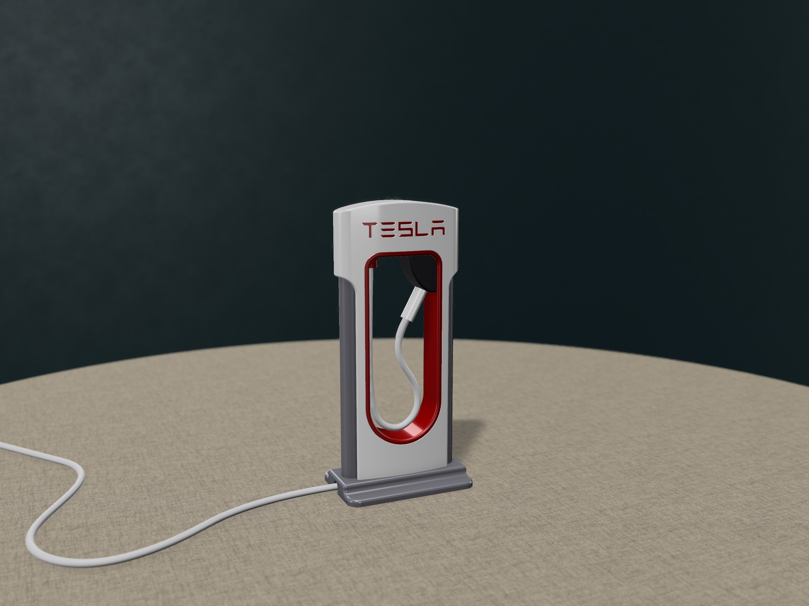 Tesla Supercharger Figurine Model V3 3D Printer Files - Etsy