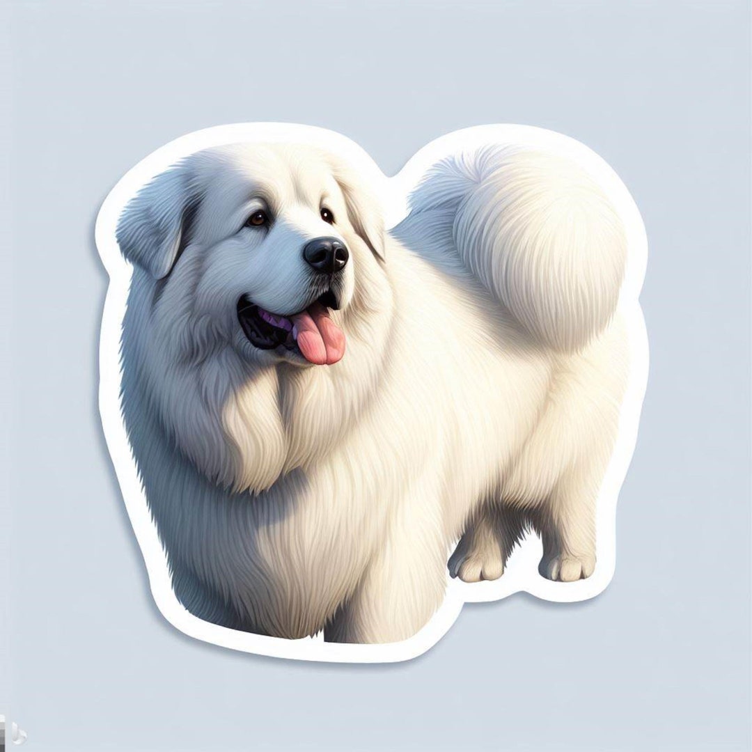 Great Pyrenees Sticker | Waterproof Vinyl Decal - Etsy
