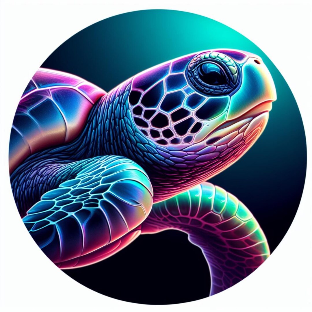 Sea Turtle Sticker | Waterproof, UV Resistant Vinyl Decal - Etsy