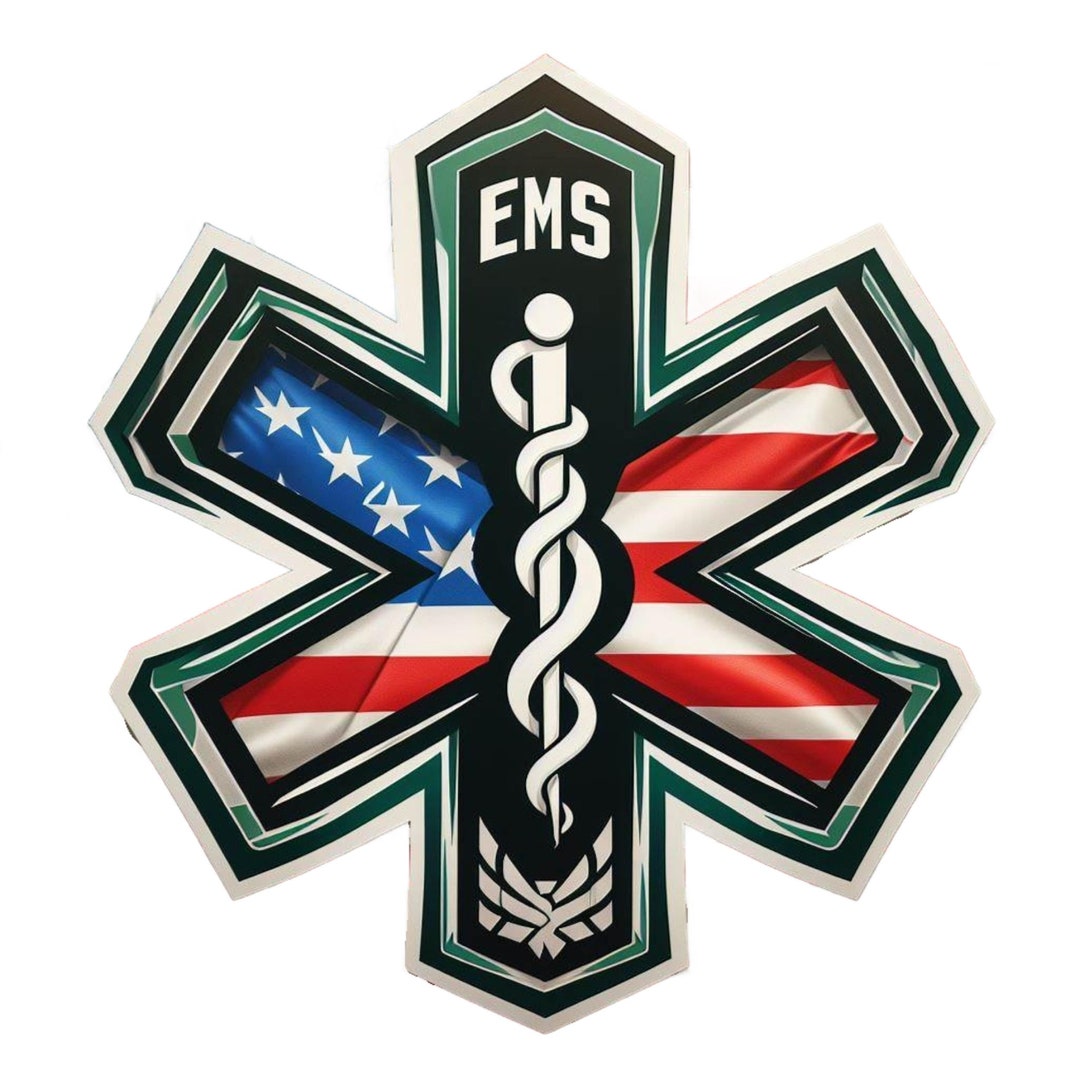 EMS Shield | Waterproof, UV Resistant, Vinyl Sticker Decal - Etsy
