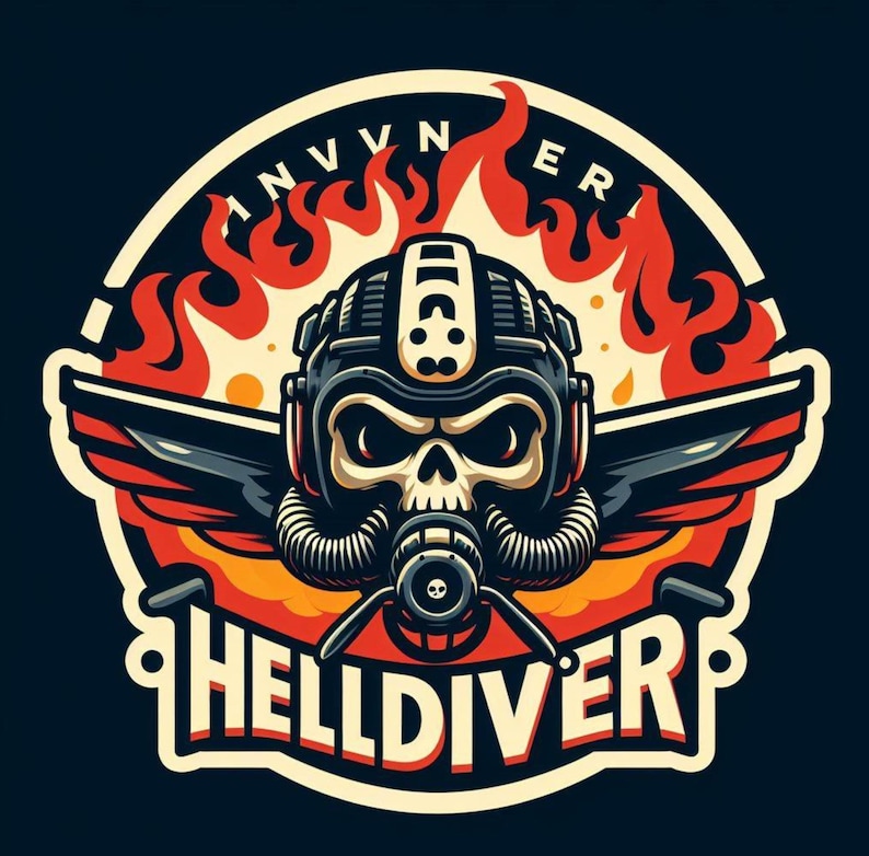 Helldiver Sticker Waterproof Vinyl Decal - Etsy