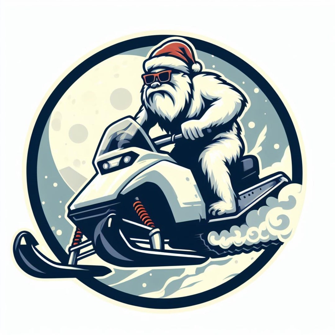 Yeti Creature, Waterproof Vinyl Sticker, UV Resistant Decal, Car Truck ...