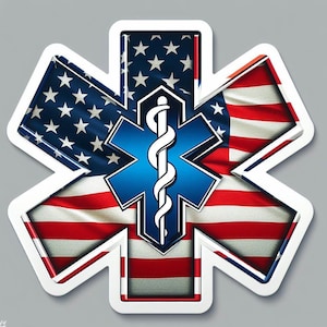 EMS Shield | Waterproof, UV Resistant, Vinyl Sticker Decal - Etsy