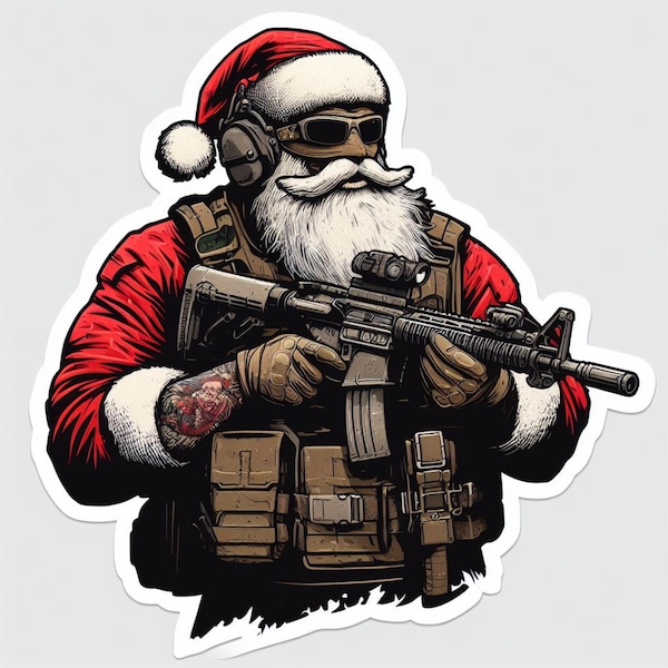 Tactical Santa - Etsy