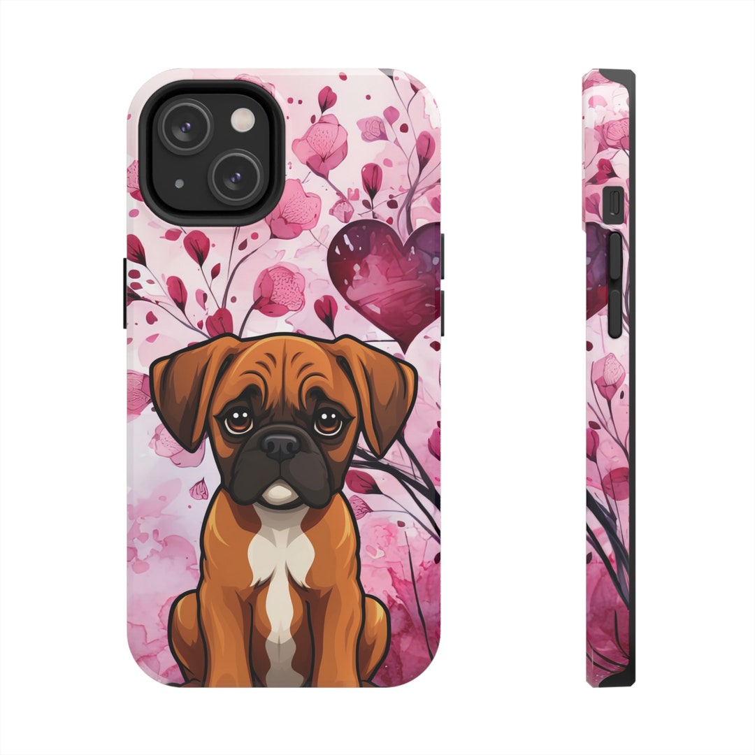 Cute Boxer Dog iPhone Case, Dog Phone Case, Gift for Boxer Dog Owner ...
