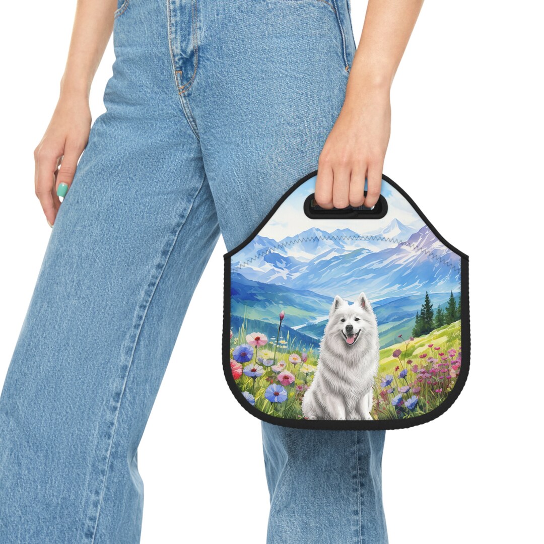 Samoyed Lunch Tote Samoyed Lunch Bag Dog Breed Lunchbag - Etsy