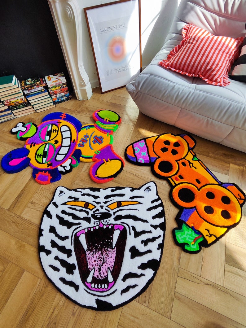 Handmade Custom Tuft Rug Personalized Design Perfect Gift Idea Custom ...