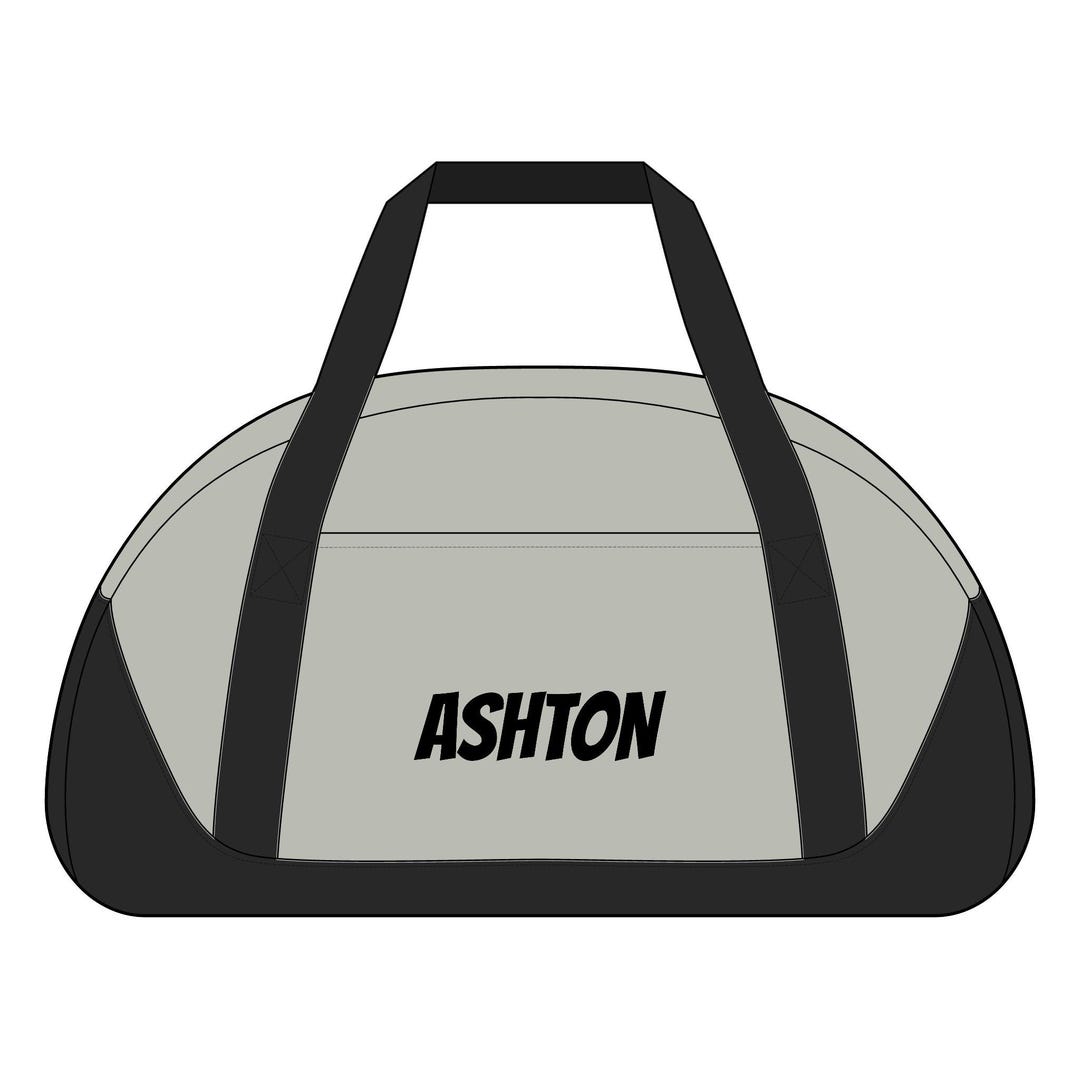 Ashton F Letter Mascot Duffel Bag | Personalized Sports Gym Bag - Etsy