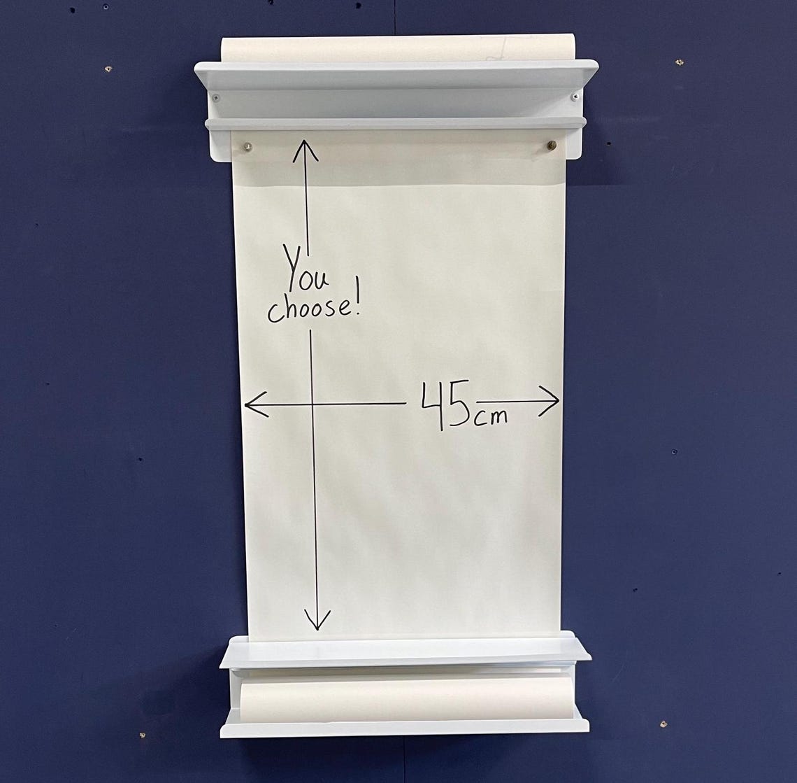 Wall Mounted Paper Roll Holder With Plenty of Storage - Etsy