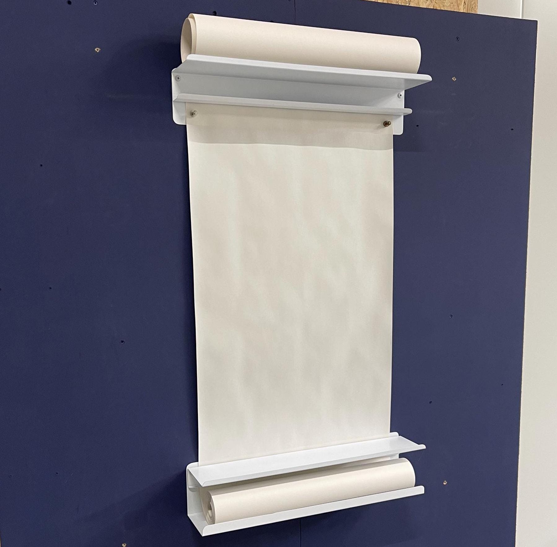 Wall Mounted Paper Roll Holder With Plenty of Storage - Etsy