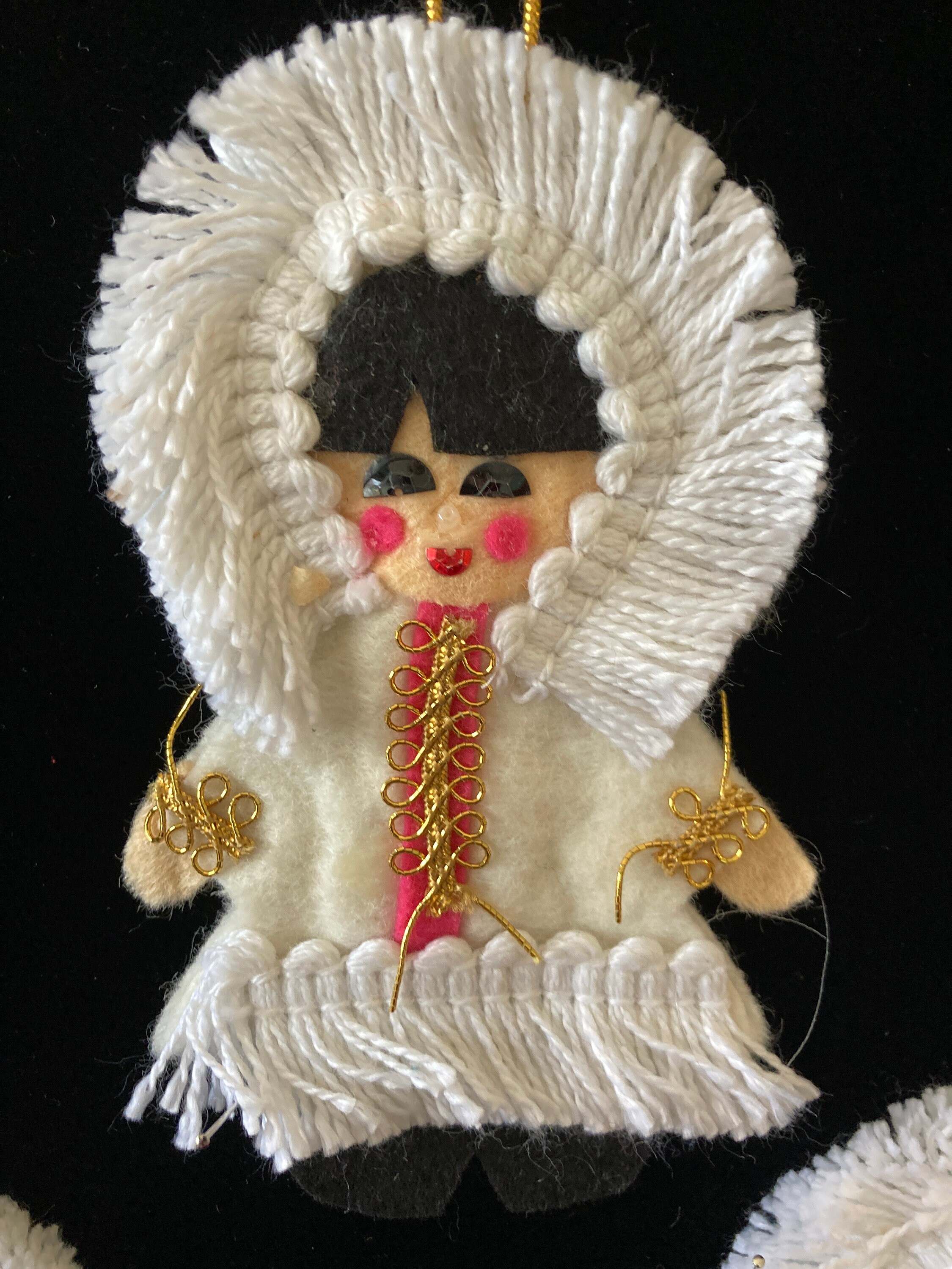 6 Felt Inuit and Yupik Girl Christmas Tree Ornaments - Etsy